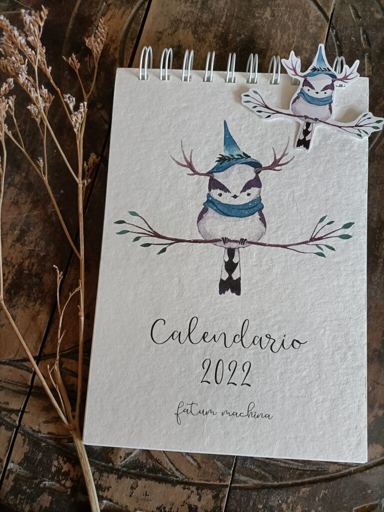 Ilustración - Calendario pájaros 2022 - Fatum Machina